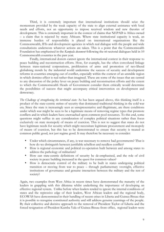 Peace and security in west africa | PDF