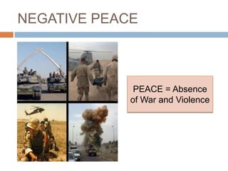 Peace and violence | PPTX