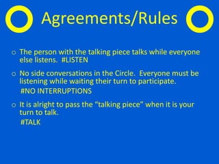 Peace Circle agreements | PPTX