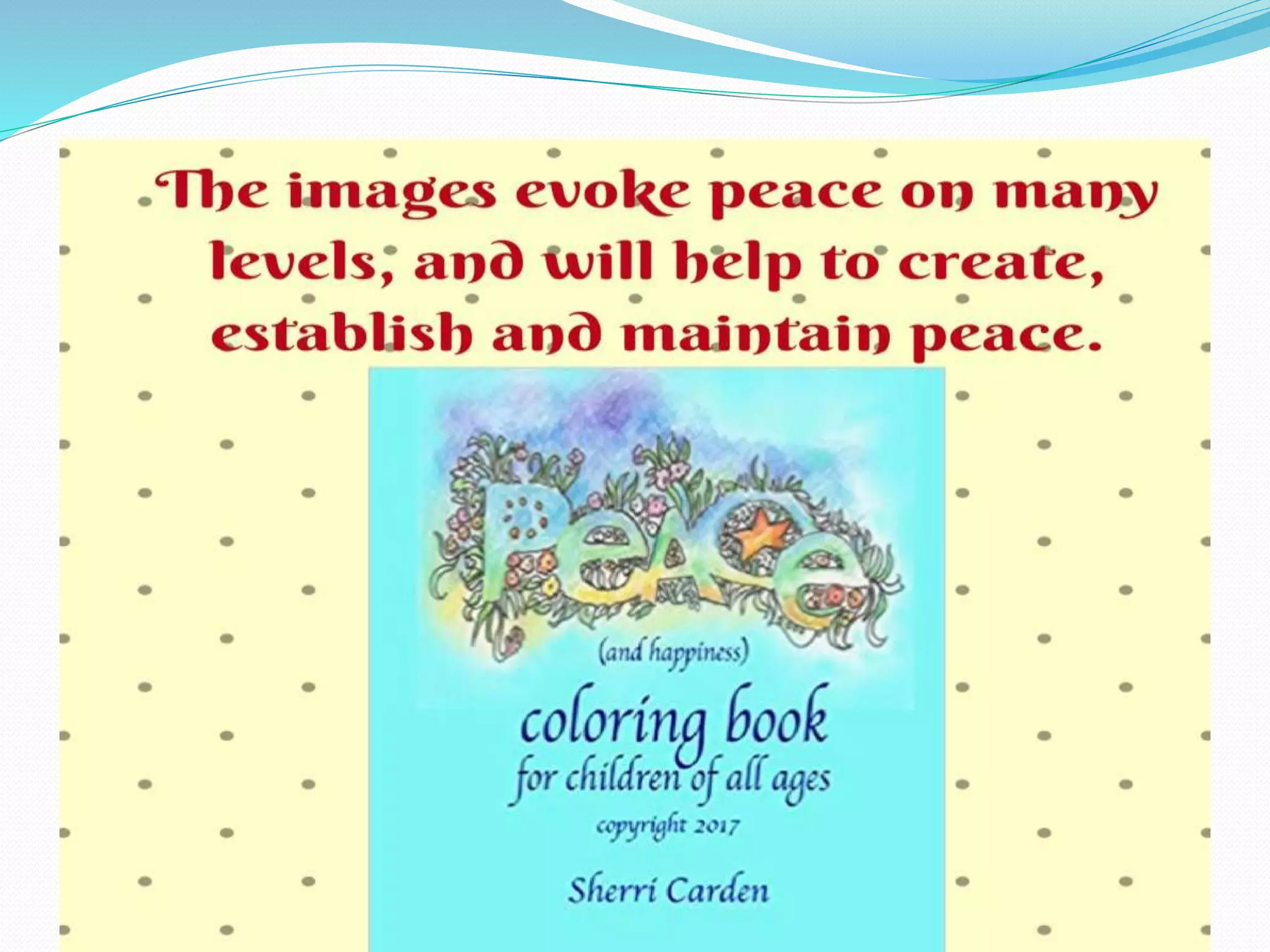 Peace coloring book | PPTX