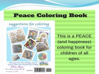 Peace coloring book | PPT