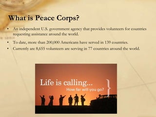 Peace corps | PPTX