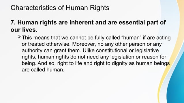Upholding human rights defining human dignity | PPTX | Law