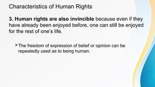 Upholding human rights defining human dignity | PPTX