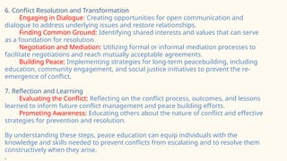 Peace Education Power Point Presentation for Public Administration ...