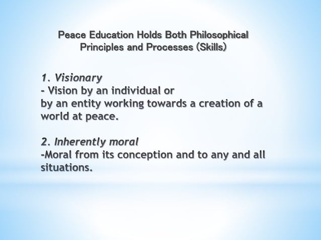 Peace Education in the Philippines | PPTX