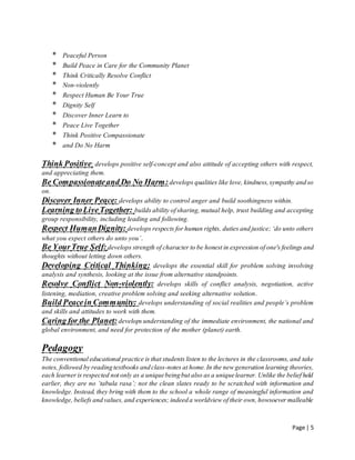 Peace Education | DOCX