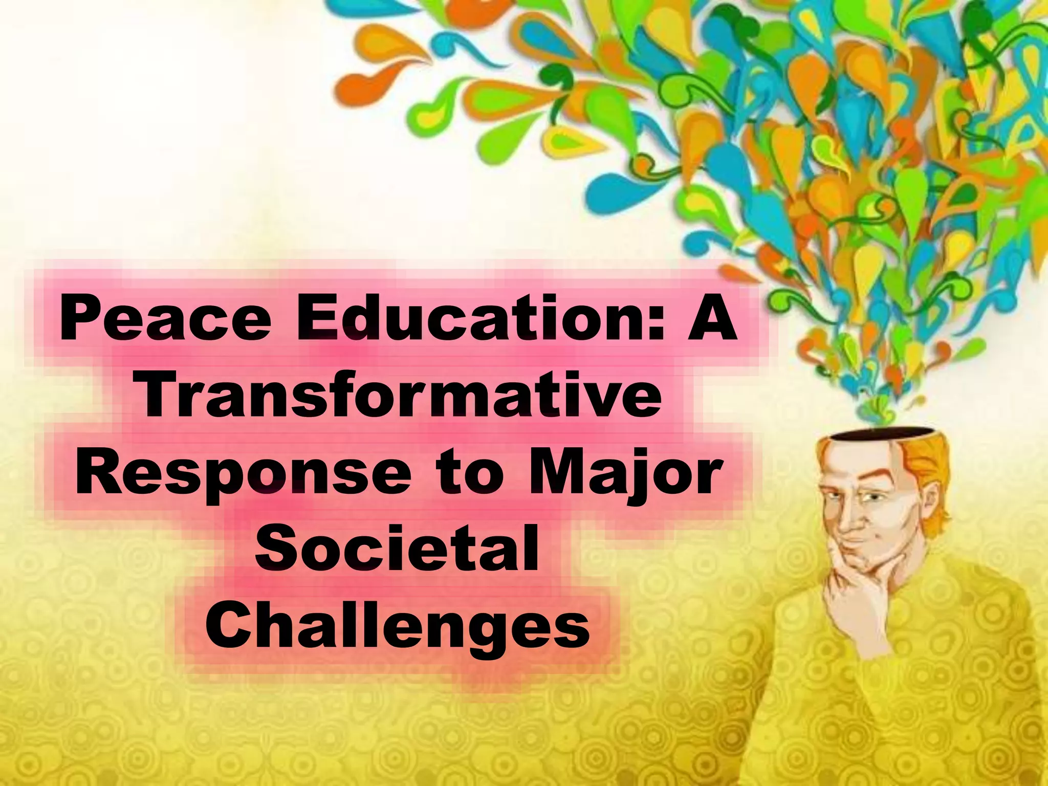 Peace education | PPTX
