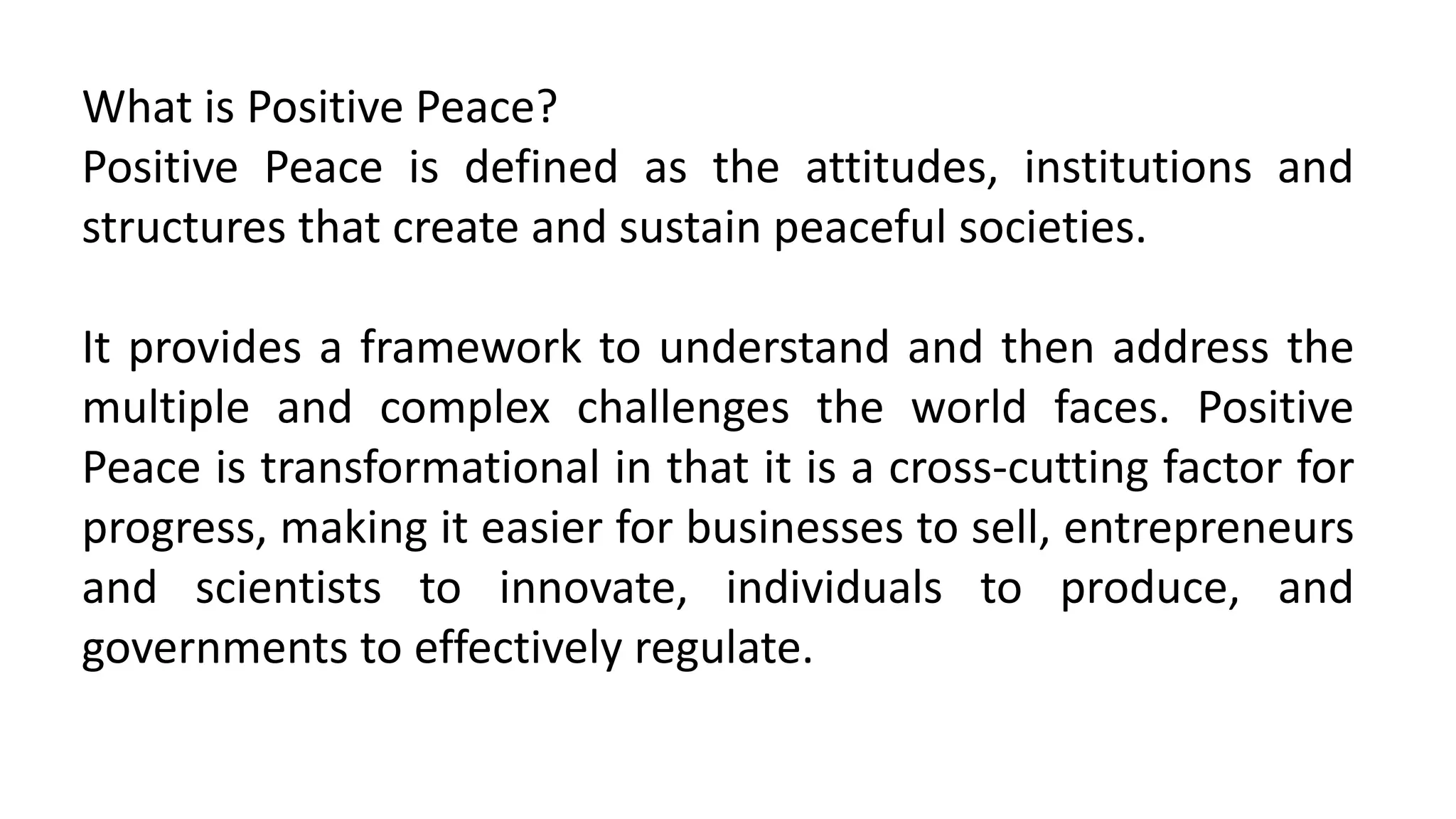 peace education power point presentation | PPTX