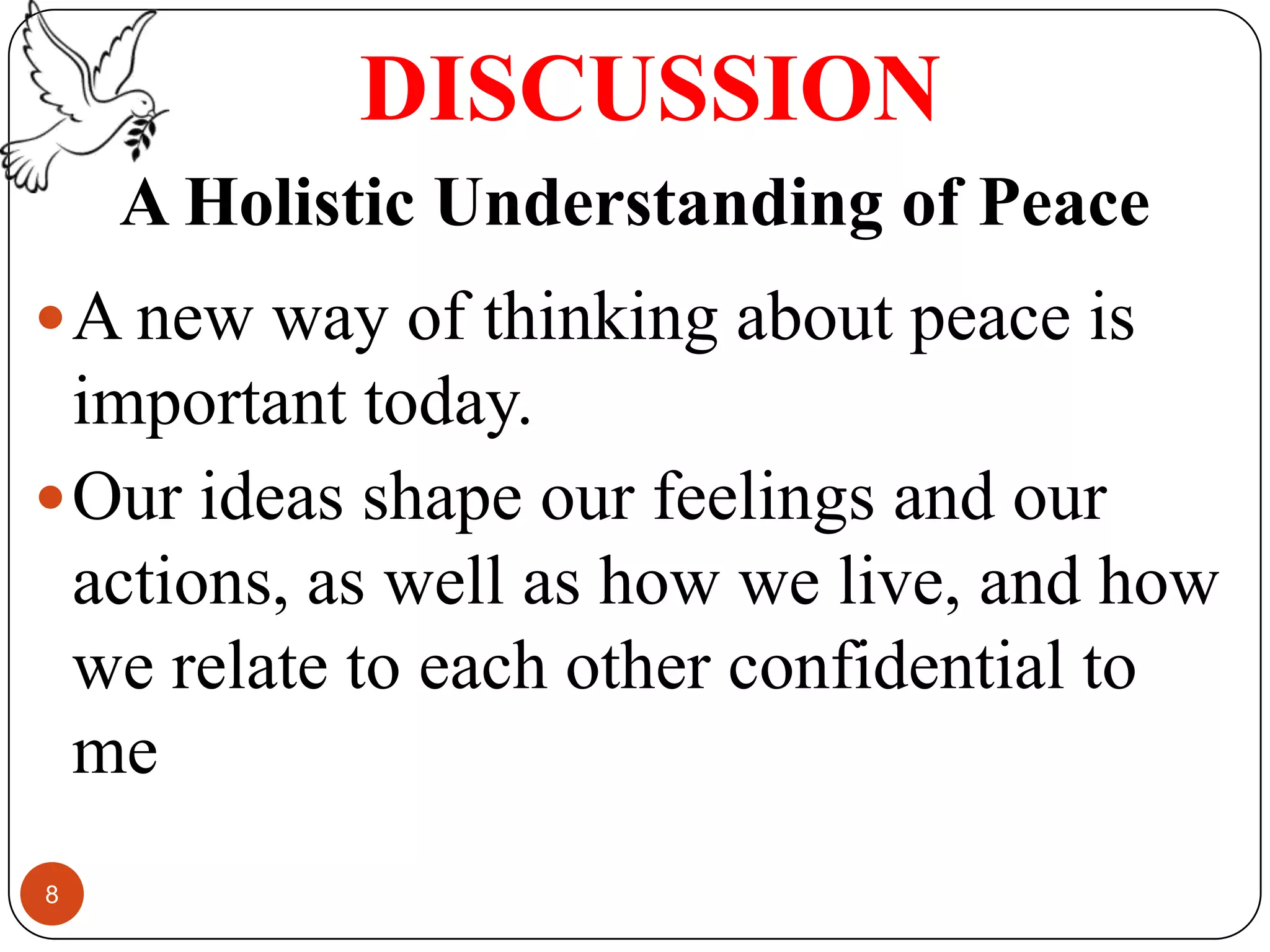 Peace Education | PPTX