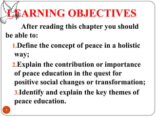 Peace Education | PPTX