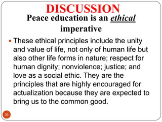 Peace Education | PPTX