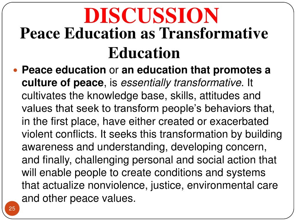 Peace Education