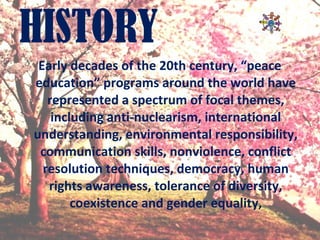 Peace education in schools | PPT