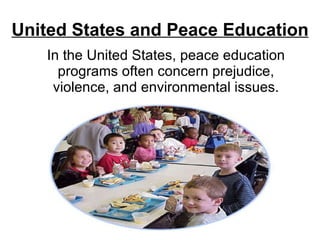 Peace education presentation | PPT