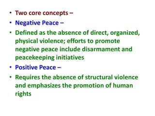 Peace education | PPTX