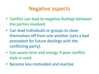 Peace and Conflict Resolution | PPTX