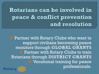 Peace From the Inside Out - From Rotary to the World | PDF