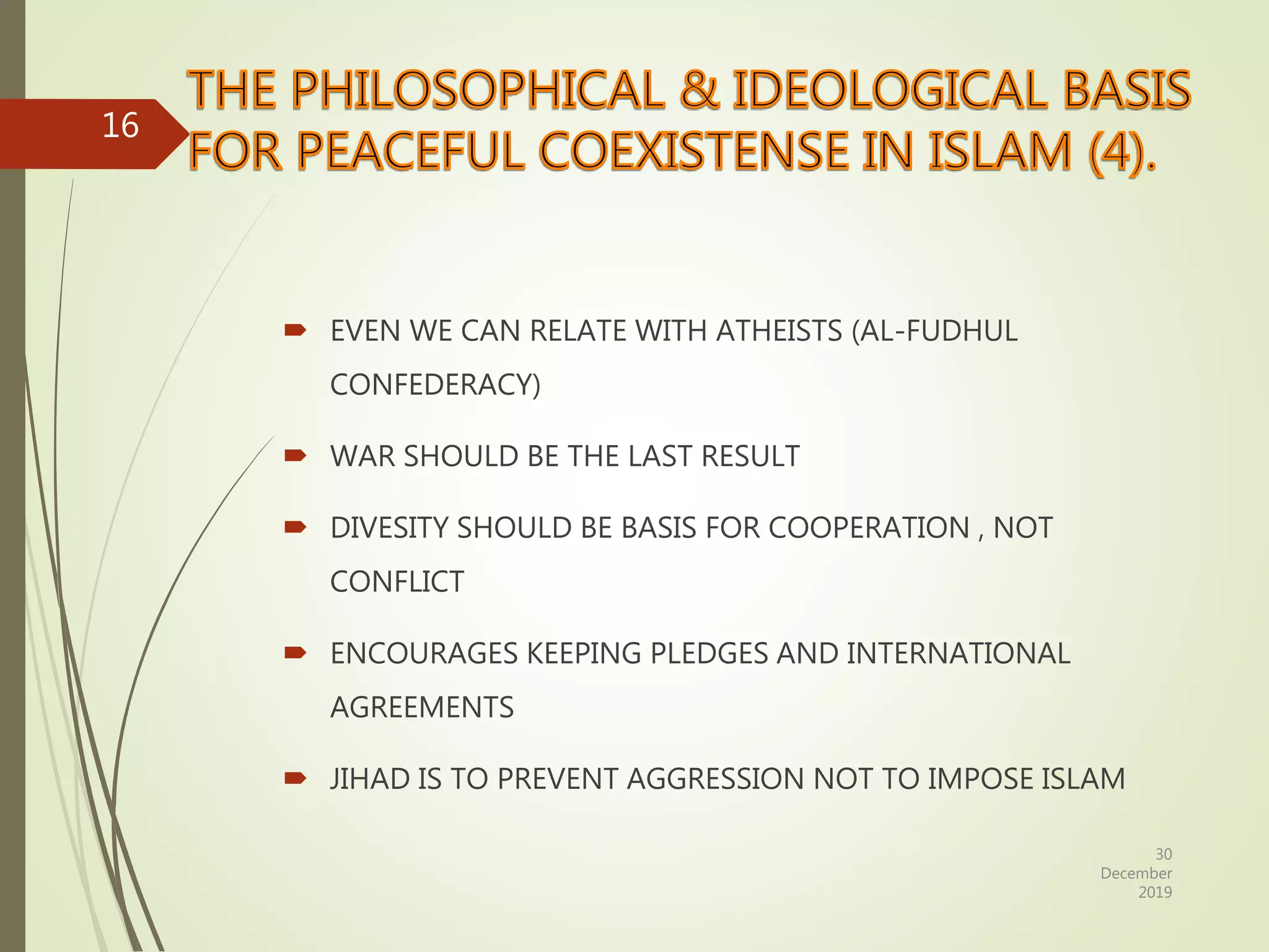 Peaceful co existence ispng | PPTX