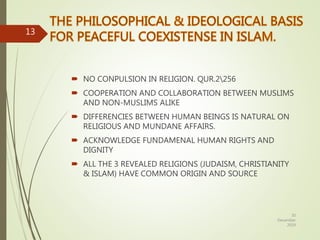 Peaceful co existence ispng | PPTX