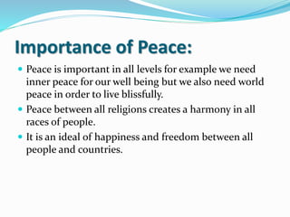 Peace is possible | PPTX