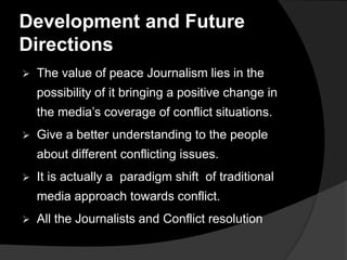 Peace journalism | PPT