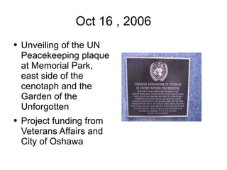 Oshawa Peacekeepers Day | ODP