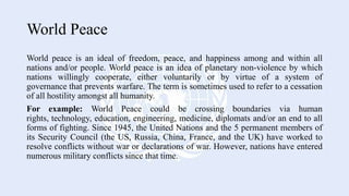 Lasting World Peace | PPT