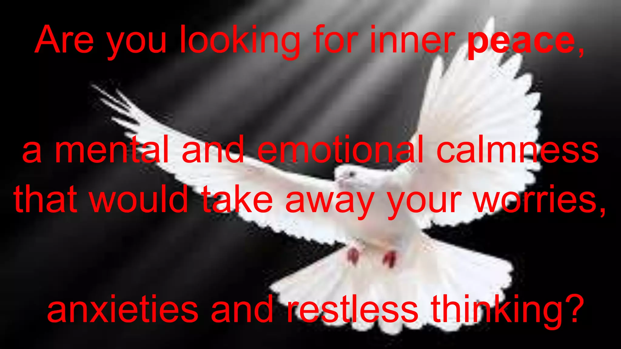 Peace of mind | PPTX