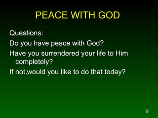 Peace one another | PPT