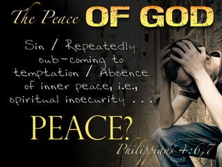 The Peace of God | PDF