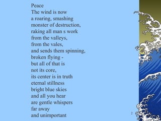 Peace = peom class 10 the best summaries easy as well as outstanding ...