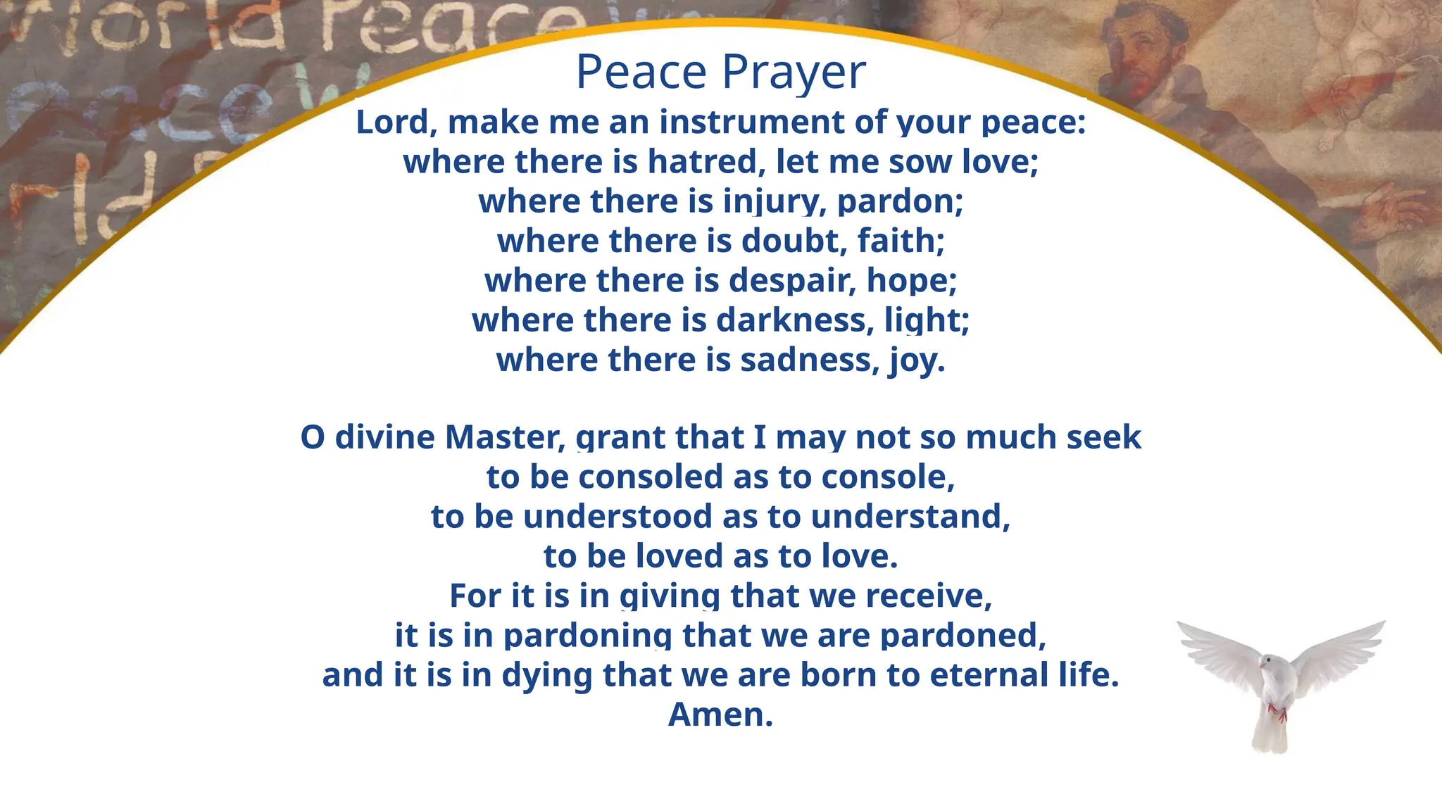 The Peace Prayer of Saint Francis of Assisi | PPTX
