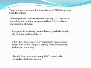 Peace presentation | PPT