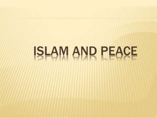 Peace presentation | PPT