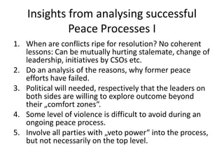 Peace processes 3.2.2012 (norbert at kpi) | PDF
