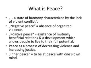 Peace processes 3.2.2012 (norbert at kpi) | PPT