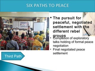 Peace process report | PPT