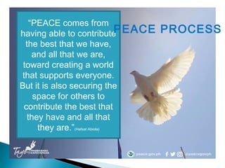 Peace process report | PPT