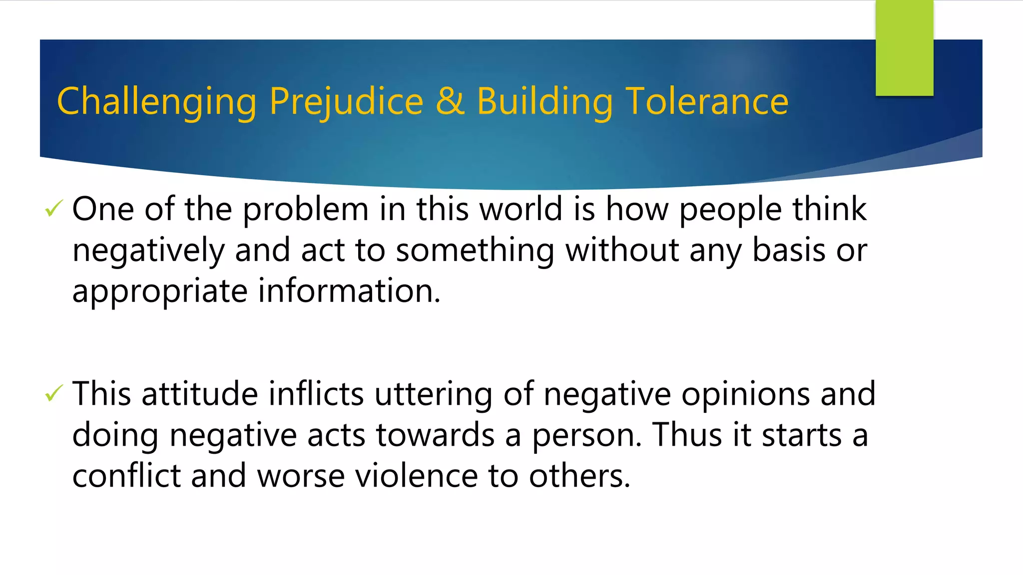 Prejudice, Stereotyping and Discrimination. By: Mark Oliver Villamayor ...