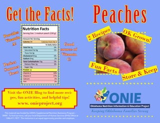 Peach Facts Brochure | PDF