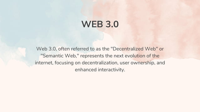 Week 4, Different Generations of Internet | PPT