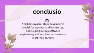 Java Full Stack course in Hyderabadey Aesthetic Watercolor Portfolio ...