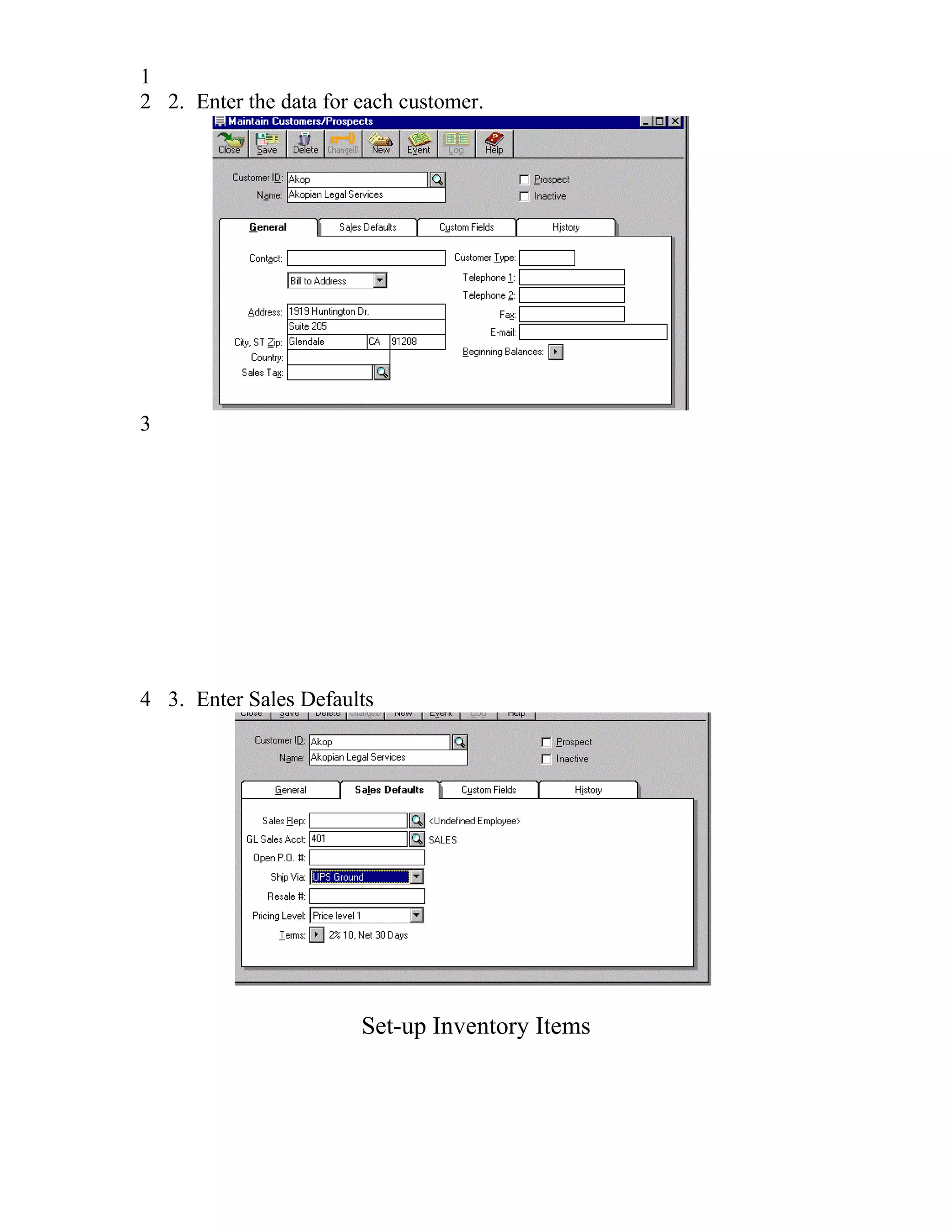 Peachtree complete instructions | DOC