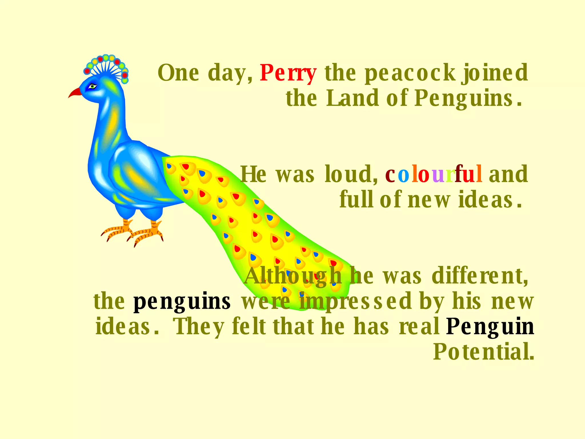 Peacock And Penguins | PPS