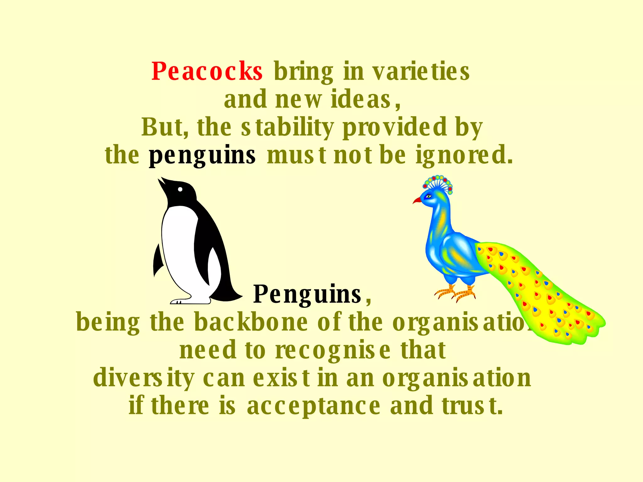 Peacock In Penguin Land | PPS