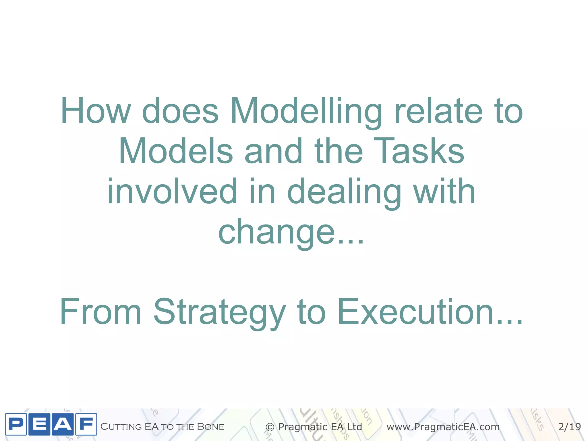 PEAF Modelling Detailed | PPT