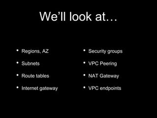 Introduction to AWS VPC & Networking | PPTX