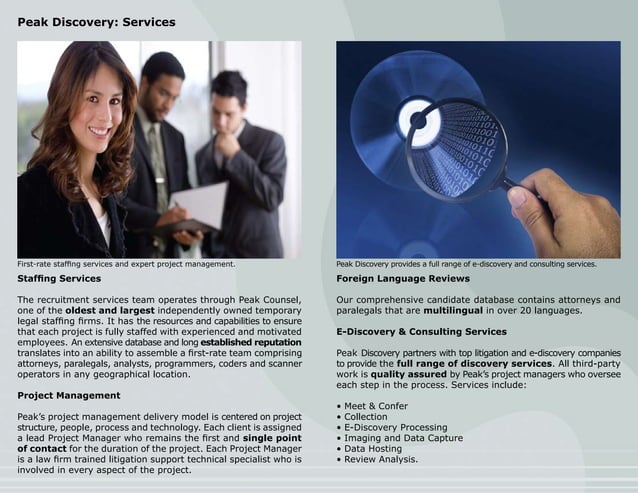 Peak Discovery Brochure | PDF