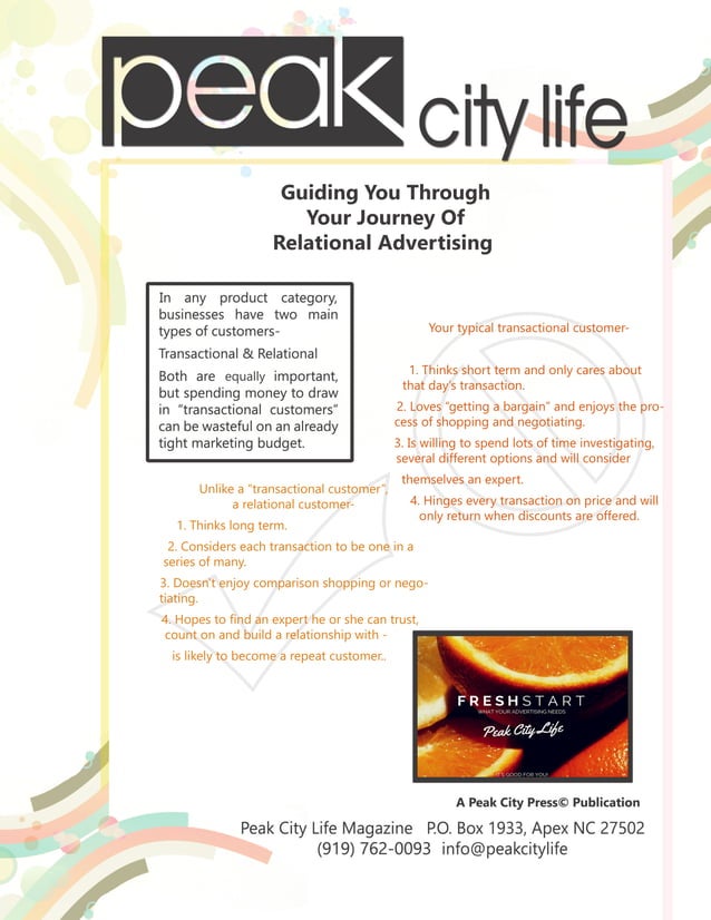 Peak City Life Magazine Media Kit | PDF